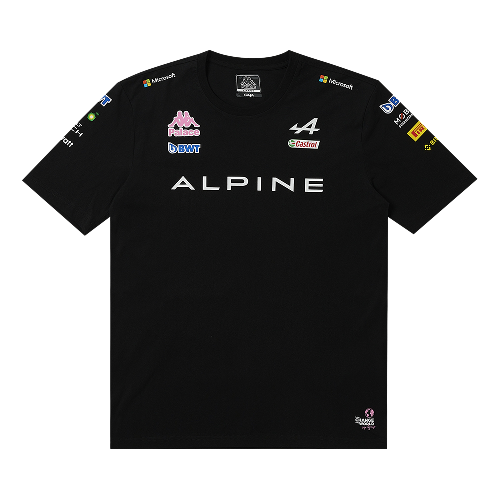 Palace X Kappa For Alpine Driver Jersey - Black | Editorialist
