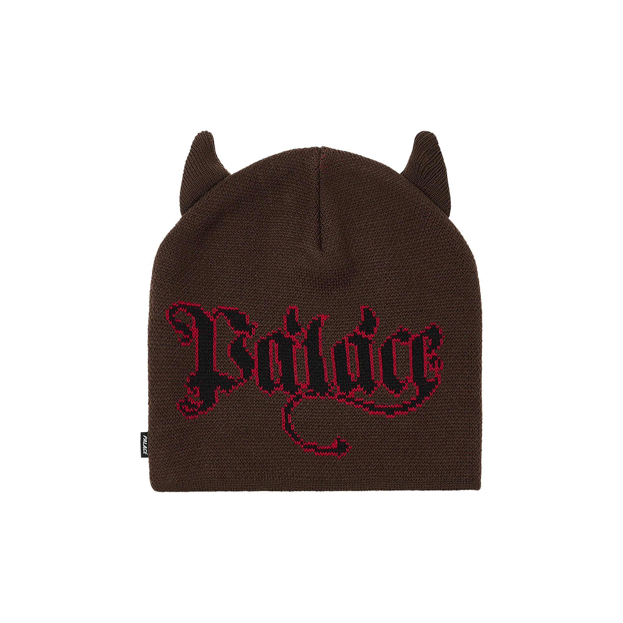 Palace Horny Nein Cuff Beanie - Black | Editorialist