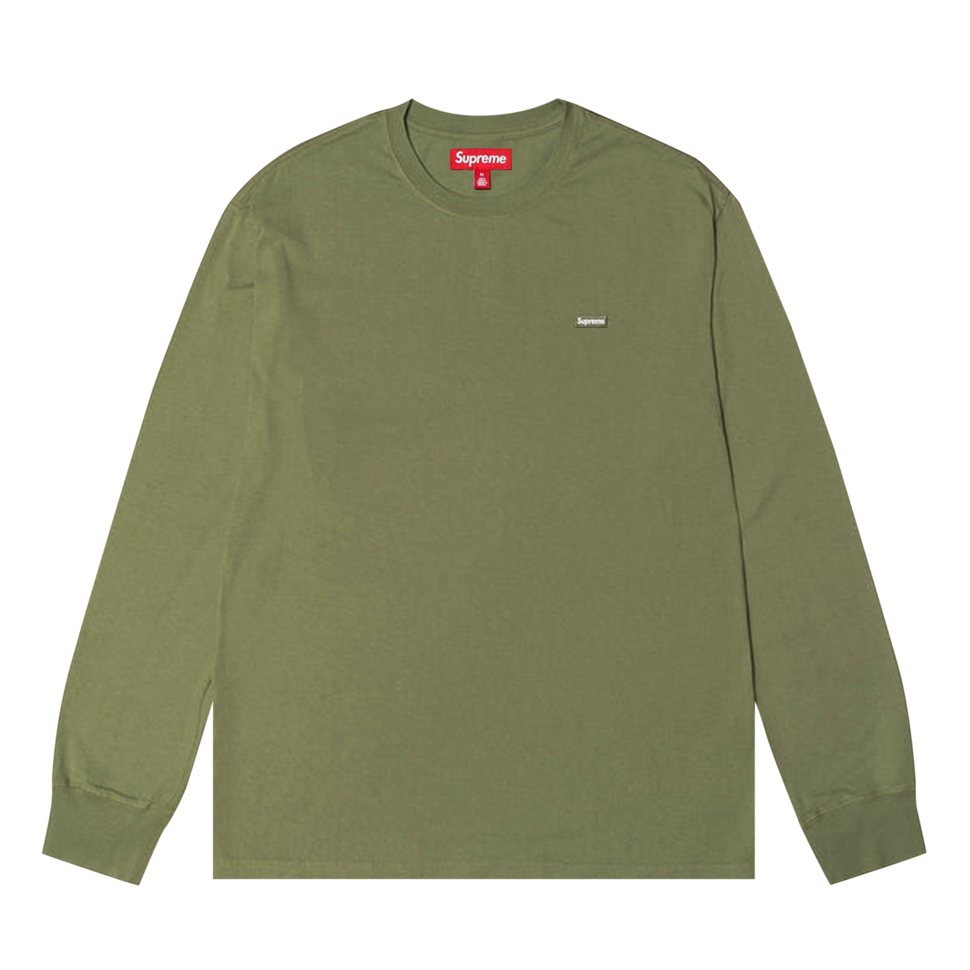 Supreme Small Box Long-Sleeve Tee 'Light Olive - Green | Editorialist