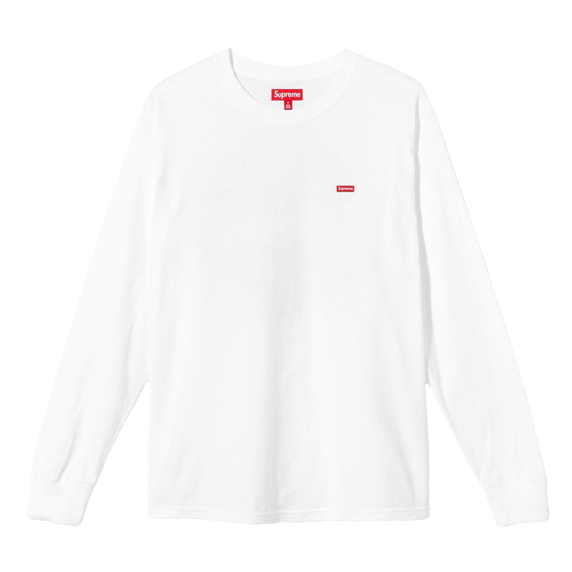 Supreme Small Box Long-Sleeve Tee - White | Editorialist