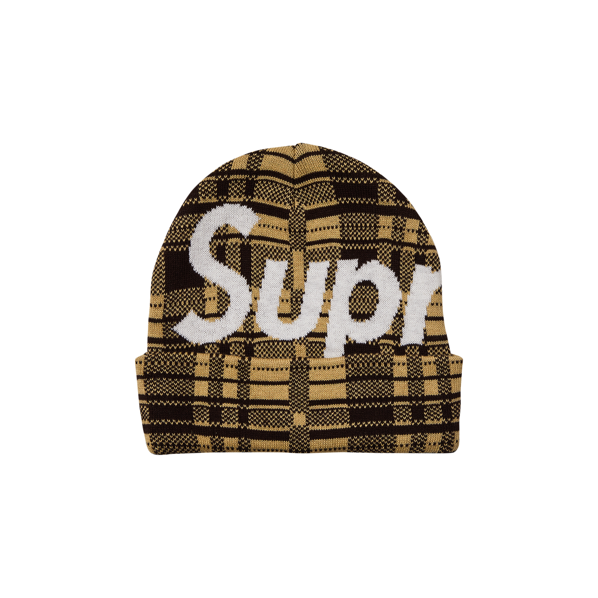 Supreme Big Logo Beanie - Black | Editorialist
