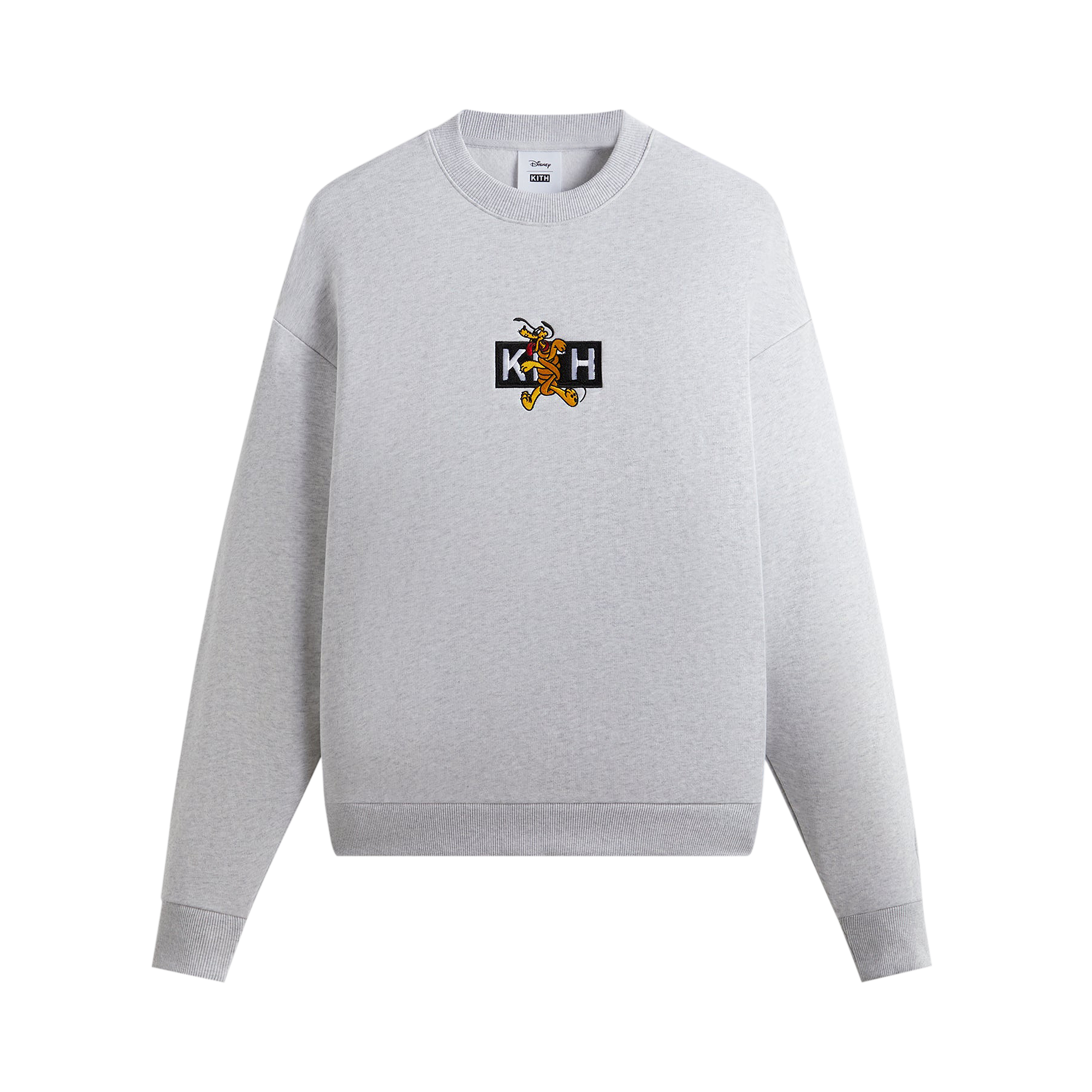 Kith For Mickey & Friends Pluto Classic Logo Crewneck - Grey 