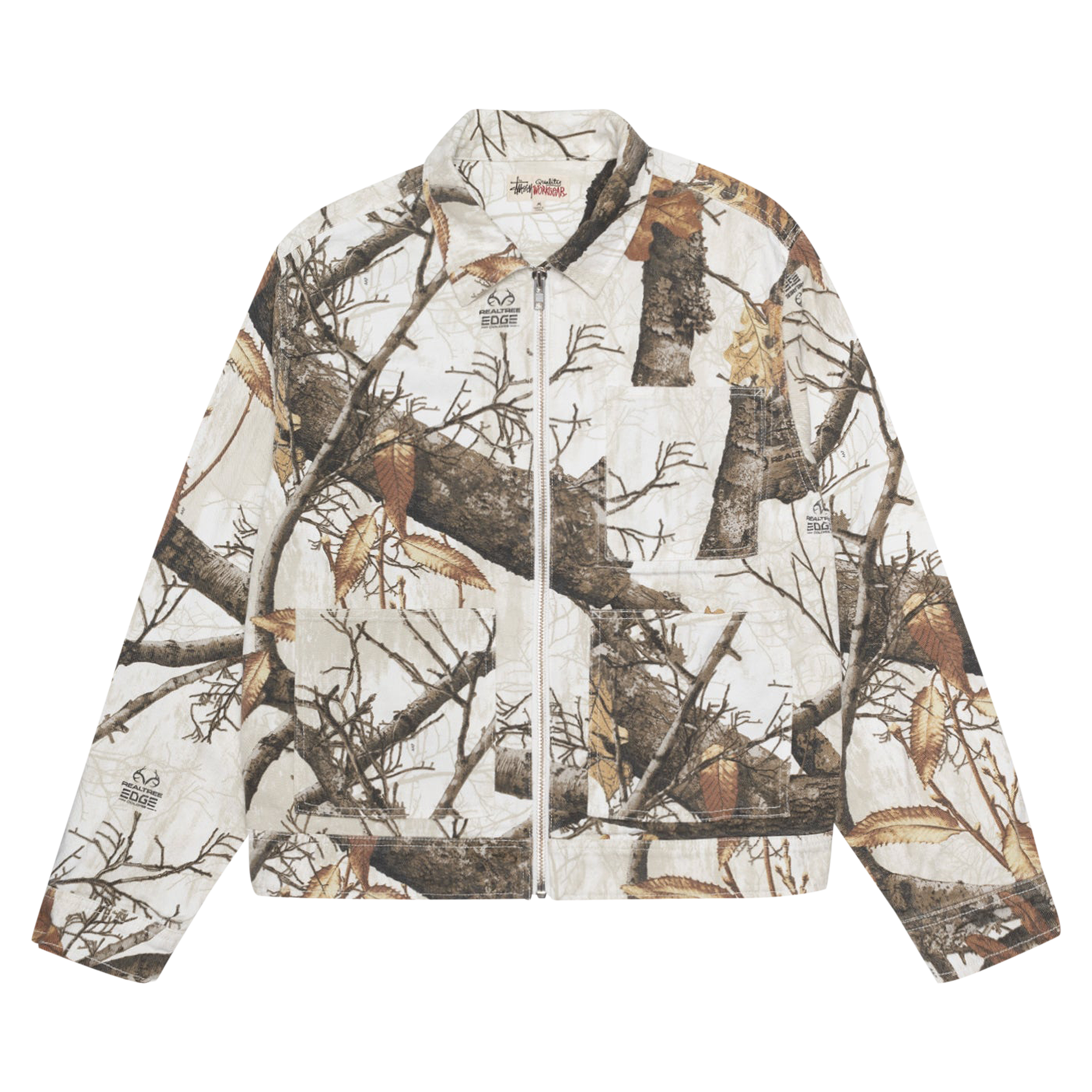 StüSsy Realtree Edge Zip Work Jacket - Black | Editorialist