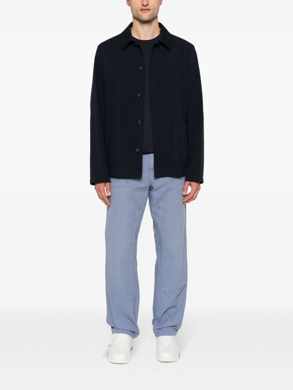 A.P.C. texturised cotton shirt jacket