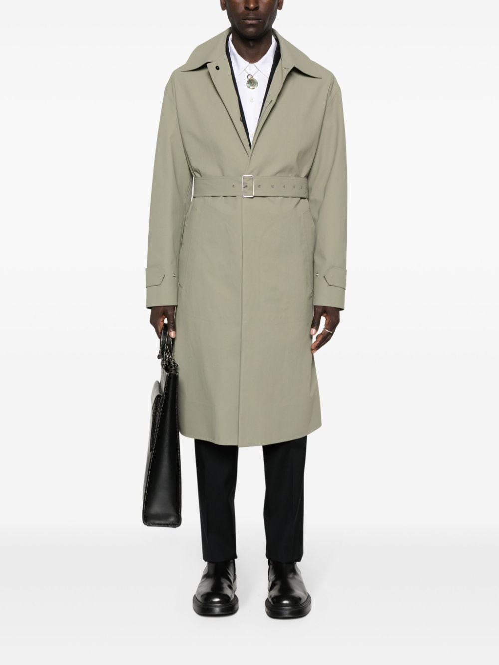 JIL SANDER Jil Sander midi trench coat