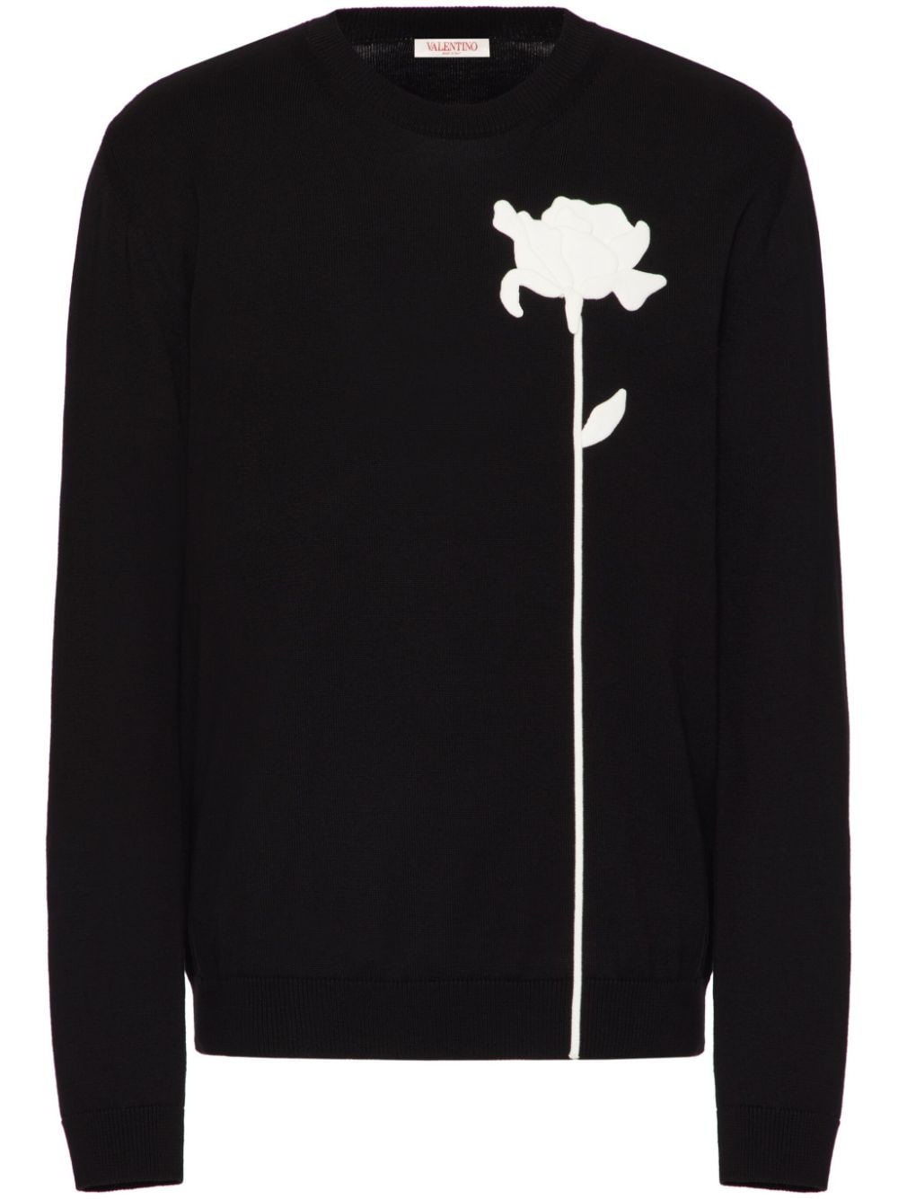 Sweat Valentino Motif Fleurs – Ligne Haute – Taille L – Femme – Vintage Japon