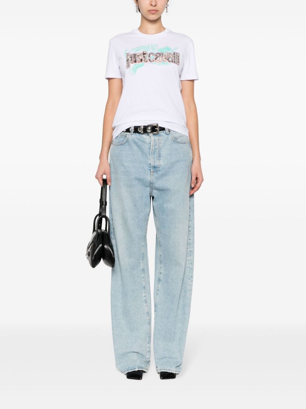 JUST CAVALLI Just Cavalli logo-print cotton T-shirt