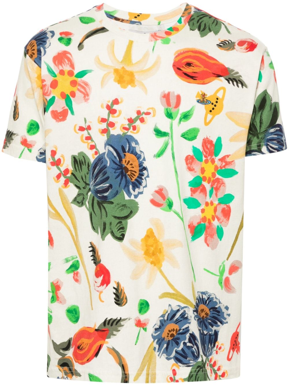 VIVIENNE WESTWOOD folklore-print cotton t-shirt