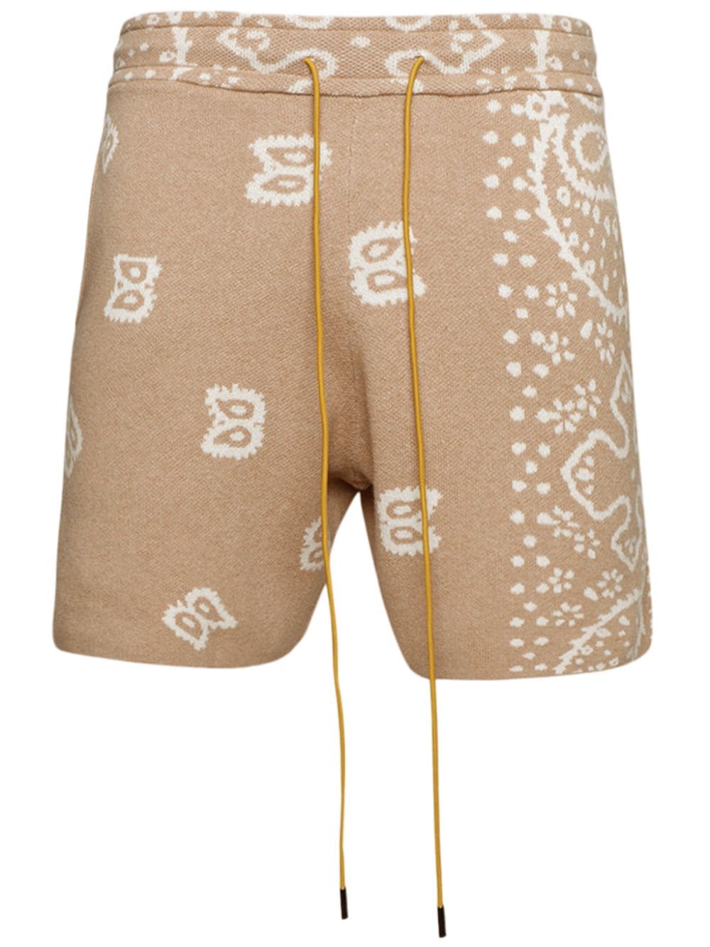 RHUDE Bandana-Print Knit Shorts