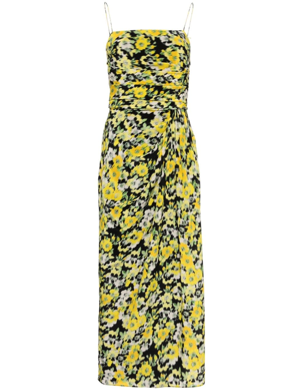 ADAM LIPPES Adam Lippes Floral-Print Midi Dress