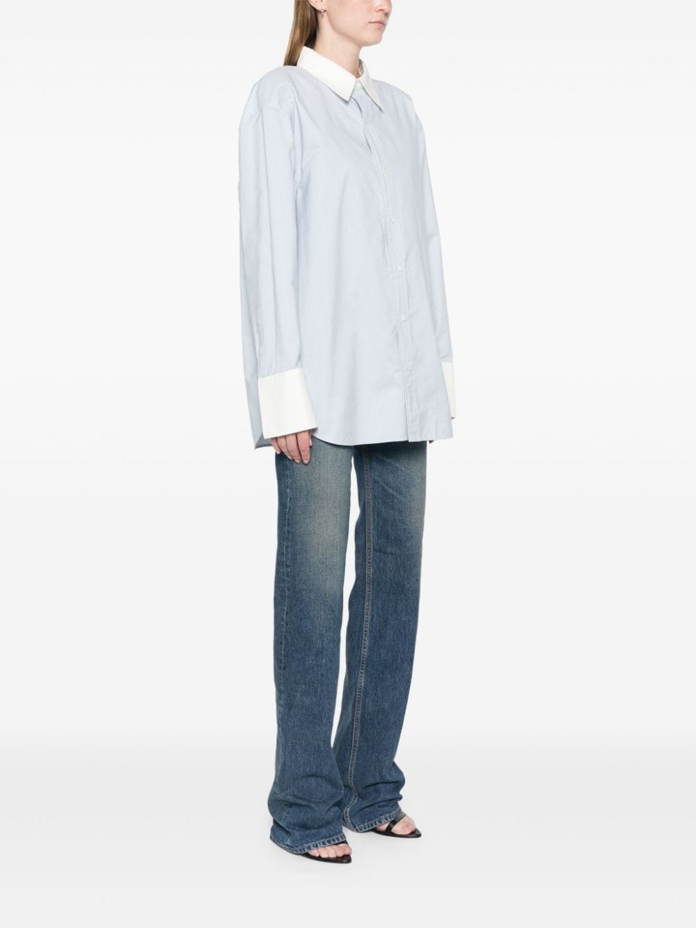 SAINT LAURENT Saint Laurent Winchester Striped Shirt