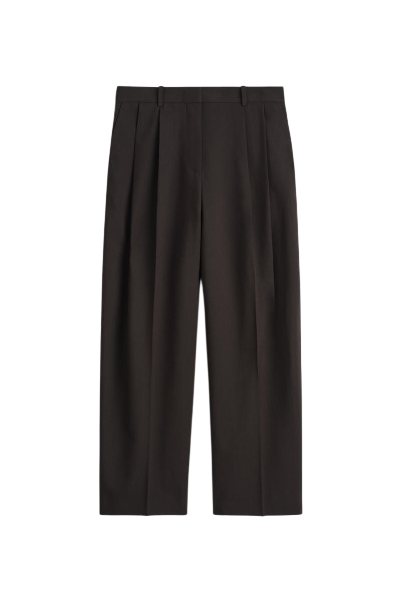 COS COS Relaxed Twill Wide-Leg Pants