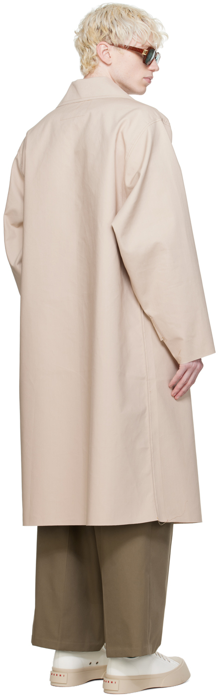 Camiel Fortgens Long Mackintosh Coat In Sand - 60% Off | Editorialist