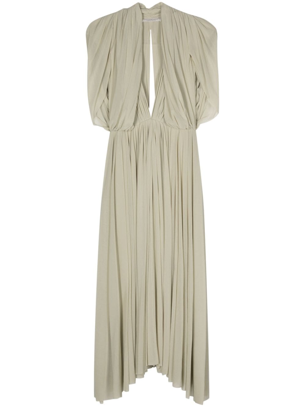 philosophy green dress Green Cutout Maxi Dress