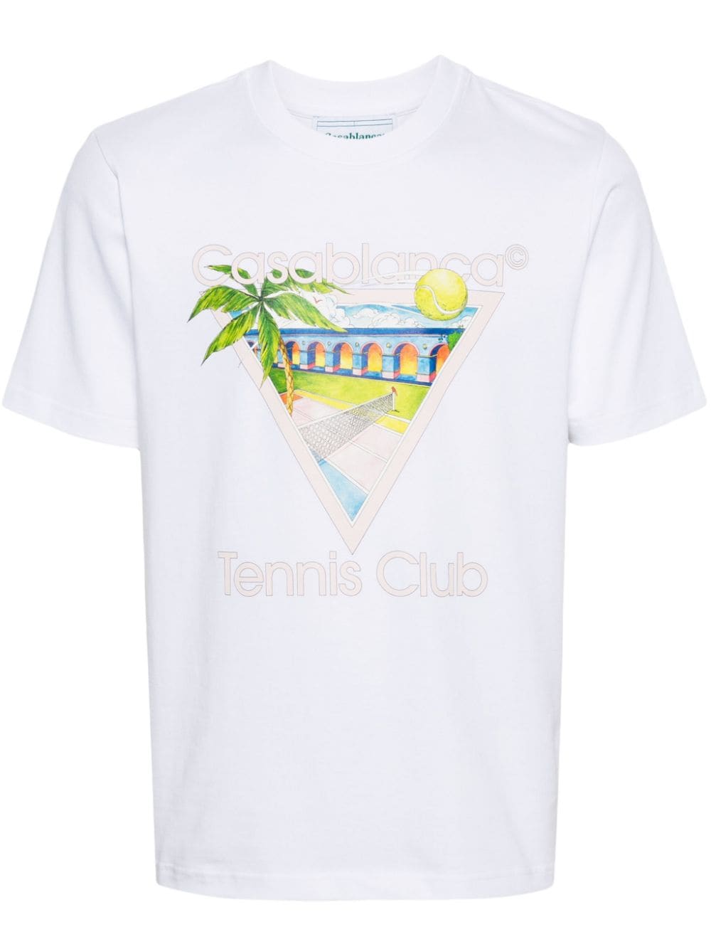 Casablanca Tennis Club Tシャツ　Lサイズ Buy Casablanca Tennis Club Icon T-shirt - White At 56% Off