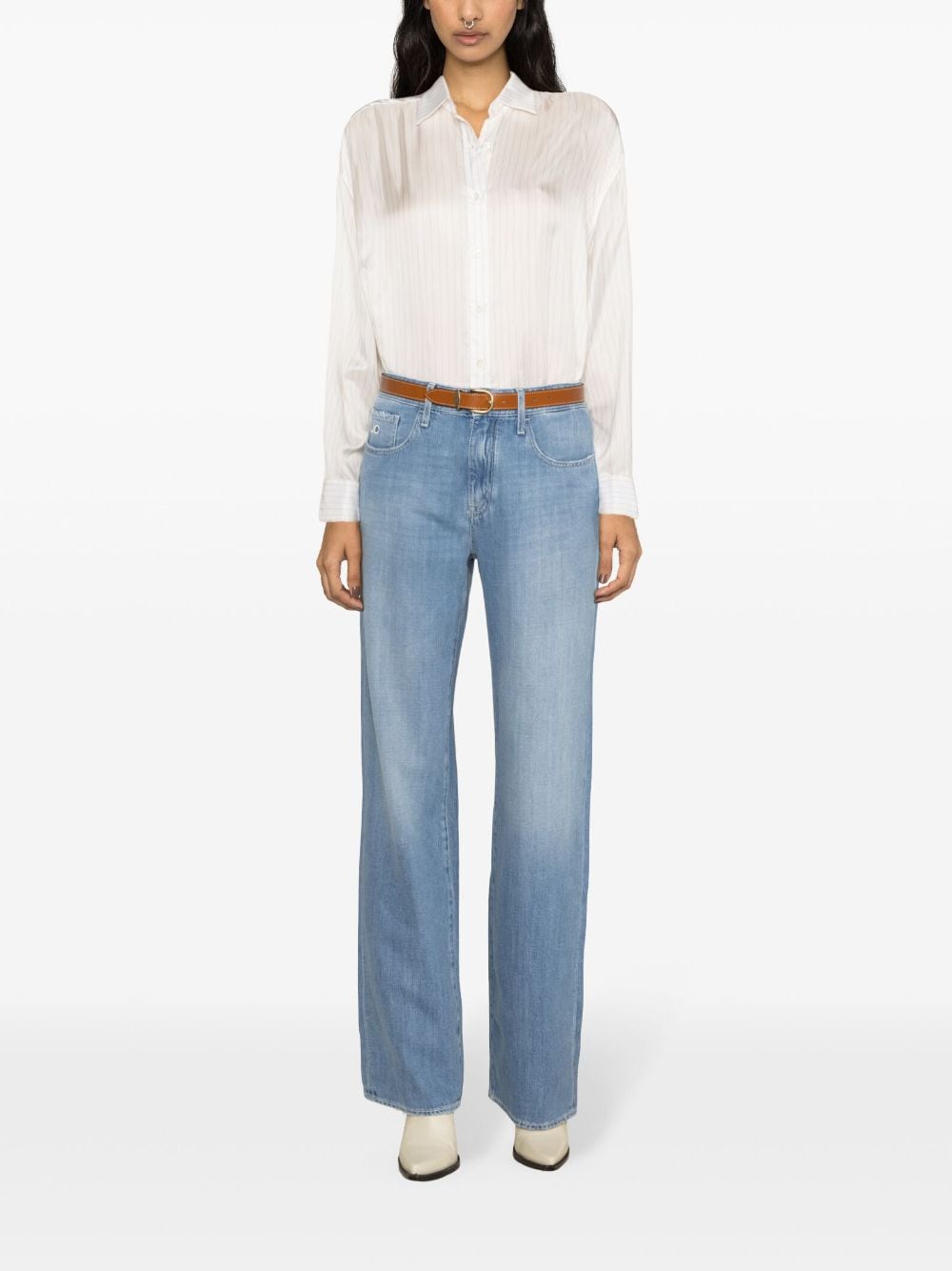 JACOB COHEN High-Rise Straight-Leg Jeans