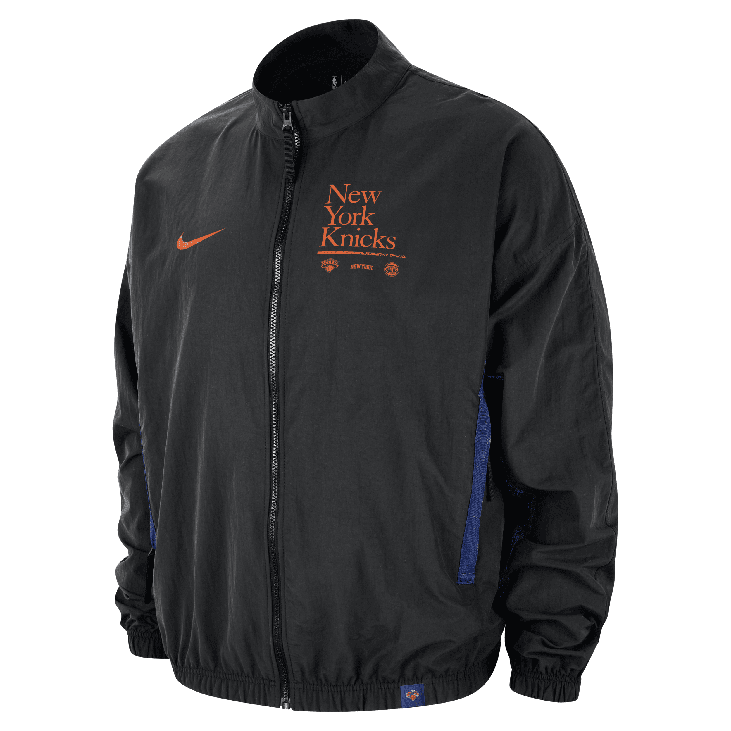 Nike New York Knicks Dna Courtside Nba Woven Graphic Jacket In