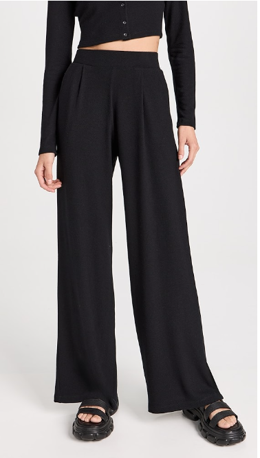 ROTATE BY BIRGER CHRISTENSEN ROTATE Long Sleeve Cropped Knit Polo Shirt