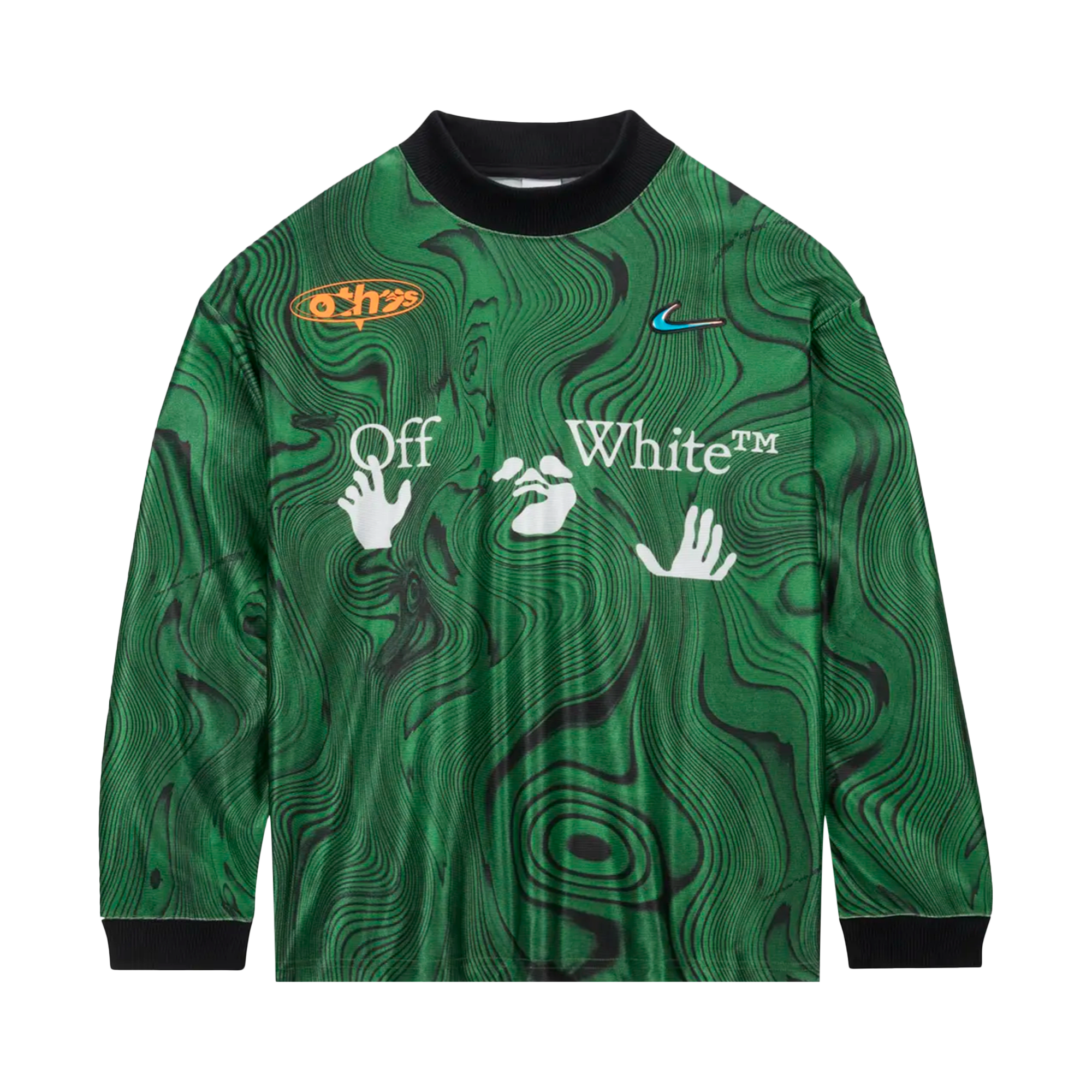 Off-White X Nike 001 Soccer Jersey - Blue | Editorialist