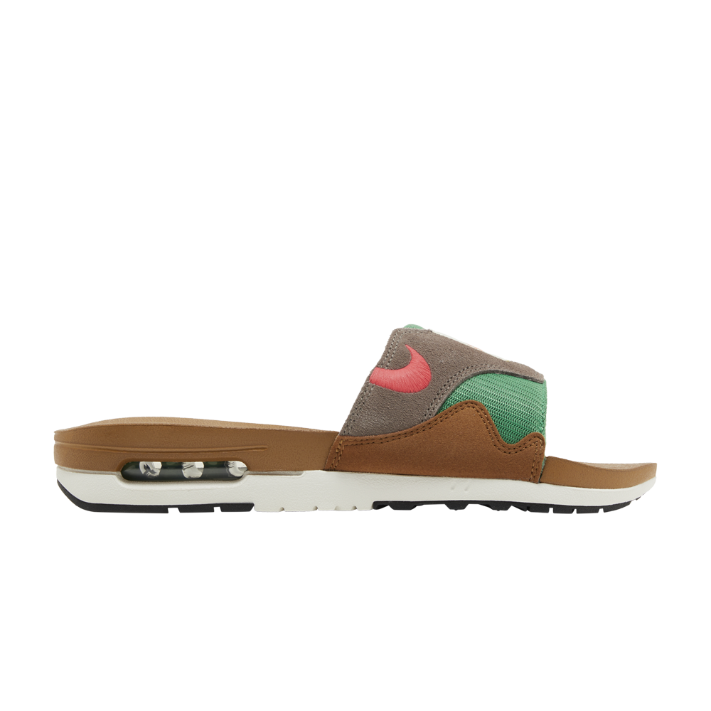 NIKE AIR MAX  SANDALブラウン Nike Air Max 1 Slide 'Powerwall - Brown | Editorialist