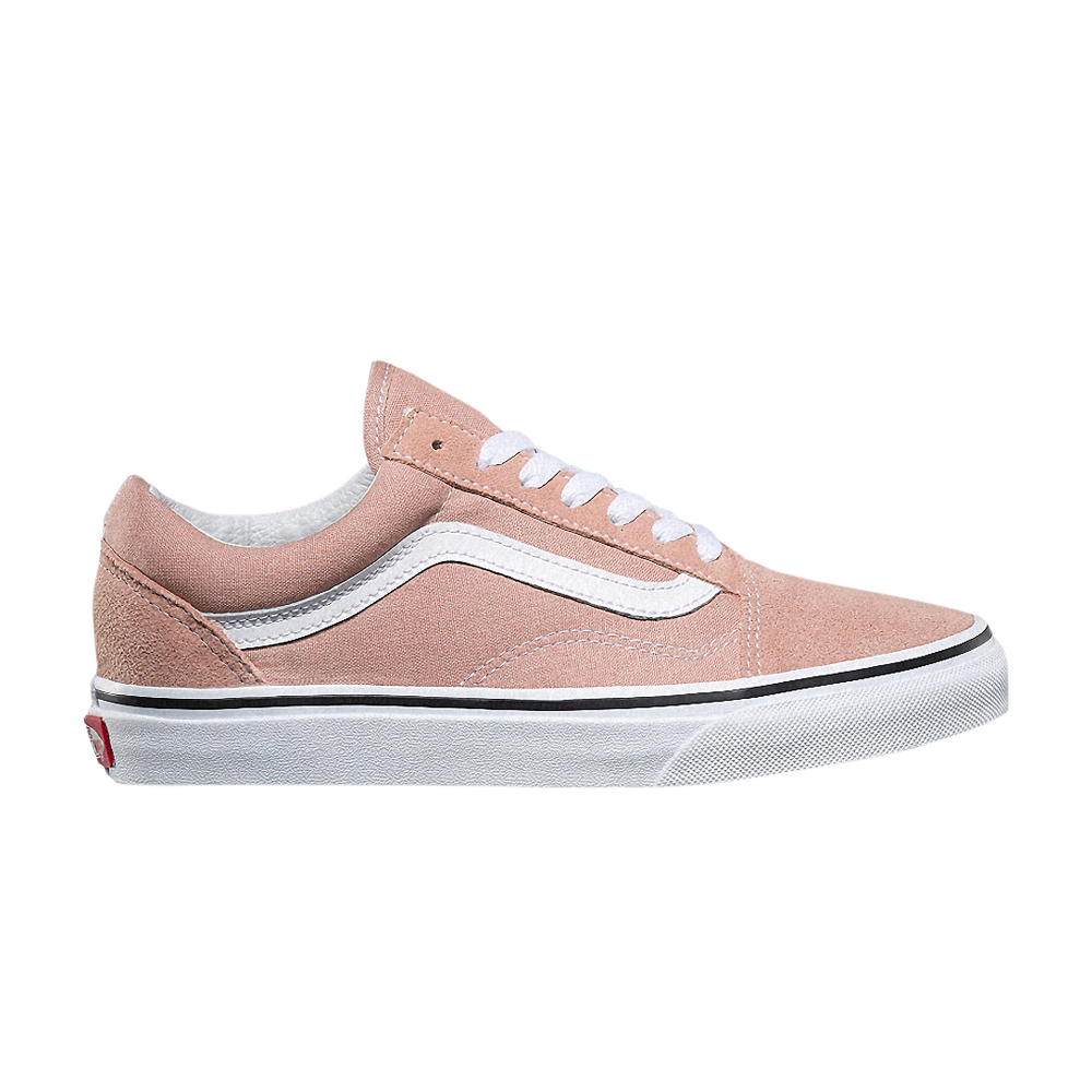 Vans Old Skool Lace Up Sneakers Pink Editorialist