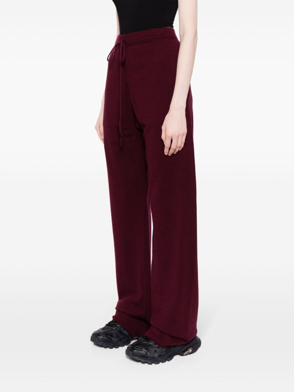 MAISON MARGIELA Maison Margiela Wool-Cashmere Blend Knitted Trousers