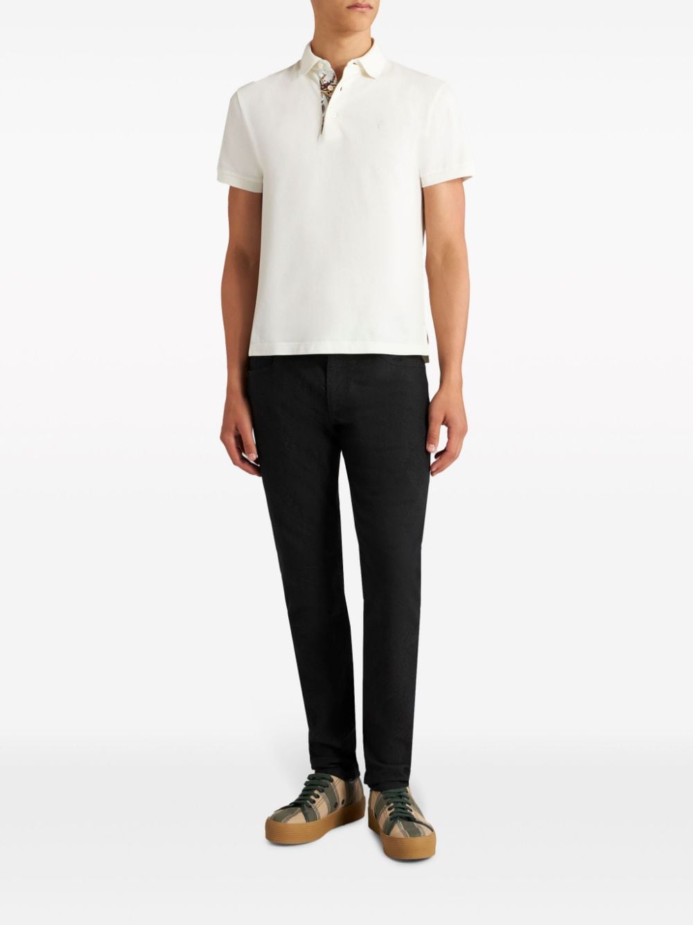 ETRO Patterned Jacquard Slim-Cut Jeans