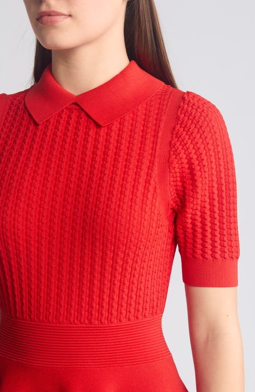 Ted Baker London Mia Knit Skater Dress In Red - 50% Off | Editorialist Ted Baker London Mia Knit Skater Dress In Red - 50% Off | Editorialist