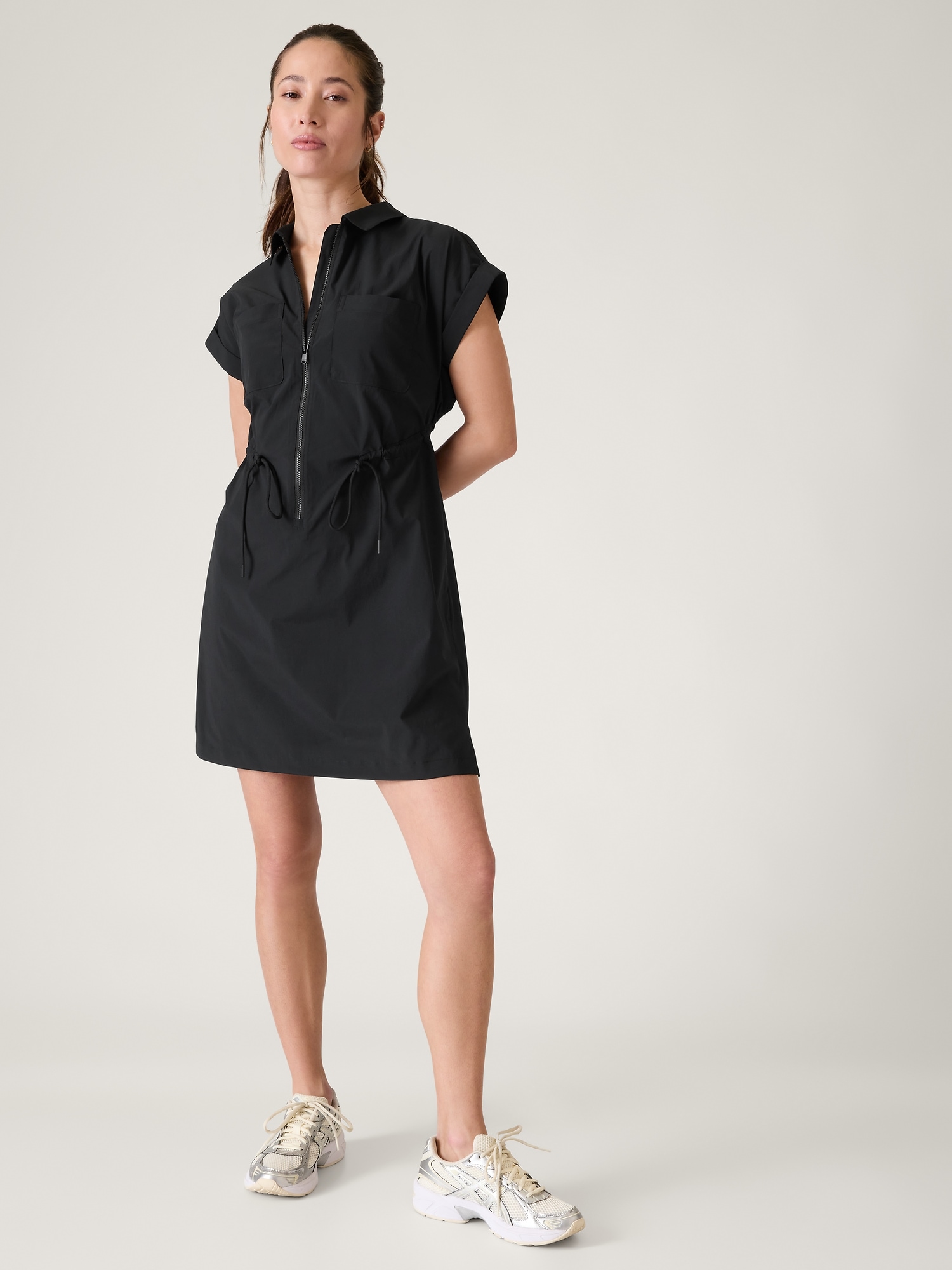 Athleta Topspin Dress In Black - 17% Off | Editorialist