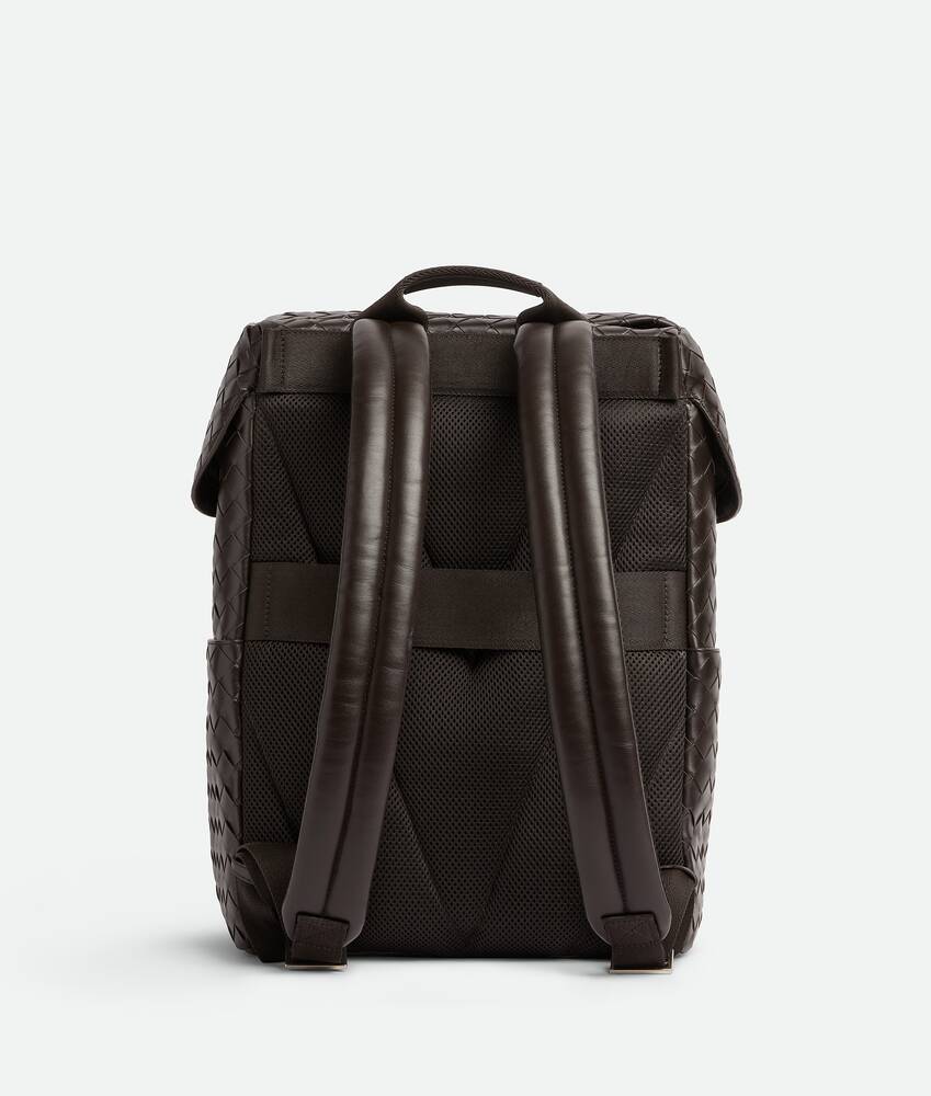 Bottega Veneta Intrecciato Flap Backpack - Space | Editorialist display picture 1