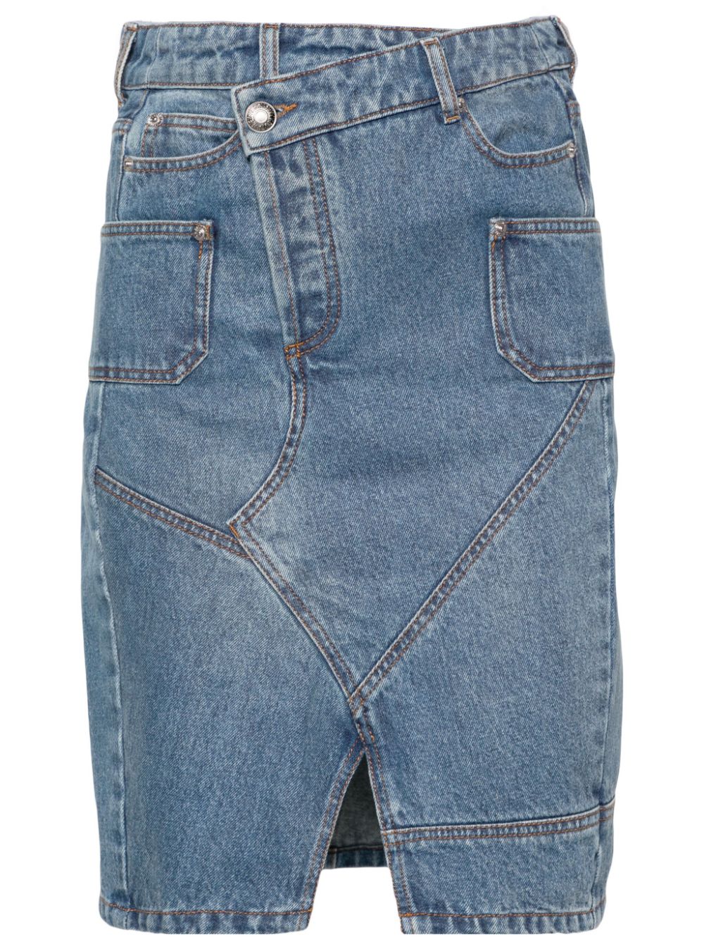 ZADIG&VOLTAIRE Jinko Denim Midi Skirt