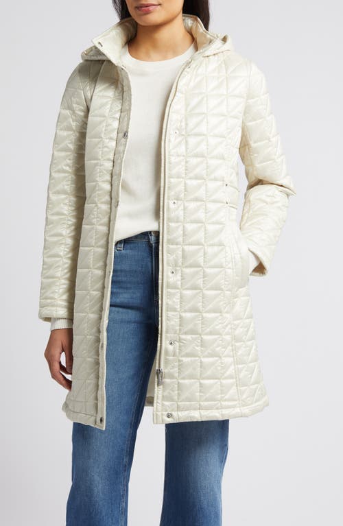 VIA SPIGA Via Spiga Box Quilt Hooded Coat
