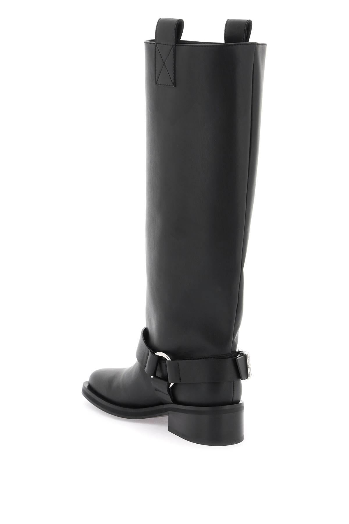 Ganni Biker Boots - Black | Editorialist