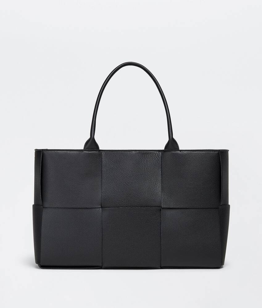 Bottega Veneta Medium Arco Tote Bag - Black / White | Editorialist