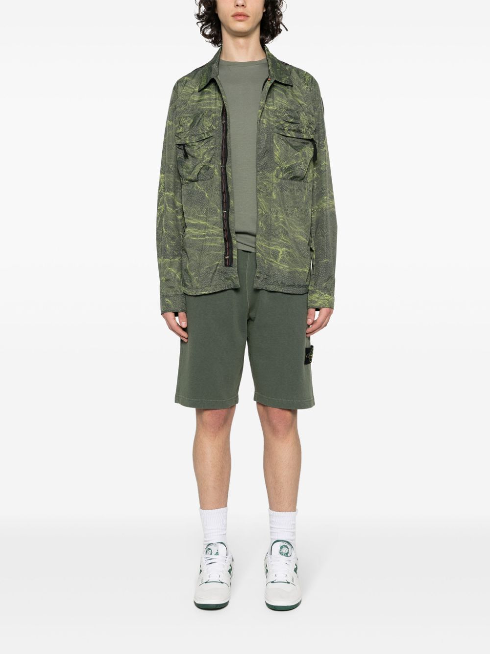 STONE ISLAND Stone Island Compass Badge Track Shorts