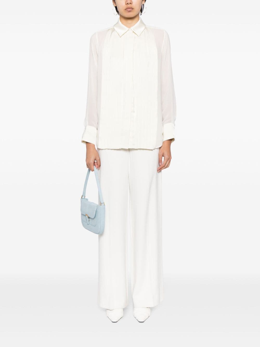 SIMKHAI Vinka Pleated Shirt