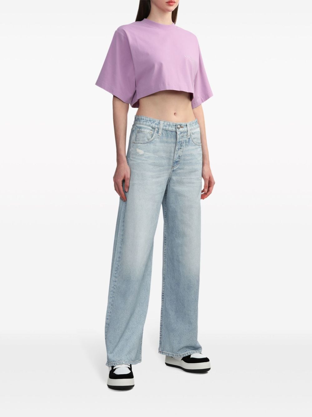 RAG & BONE rag & bone Mid-Rise Wide-Leg Jeans