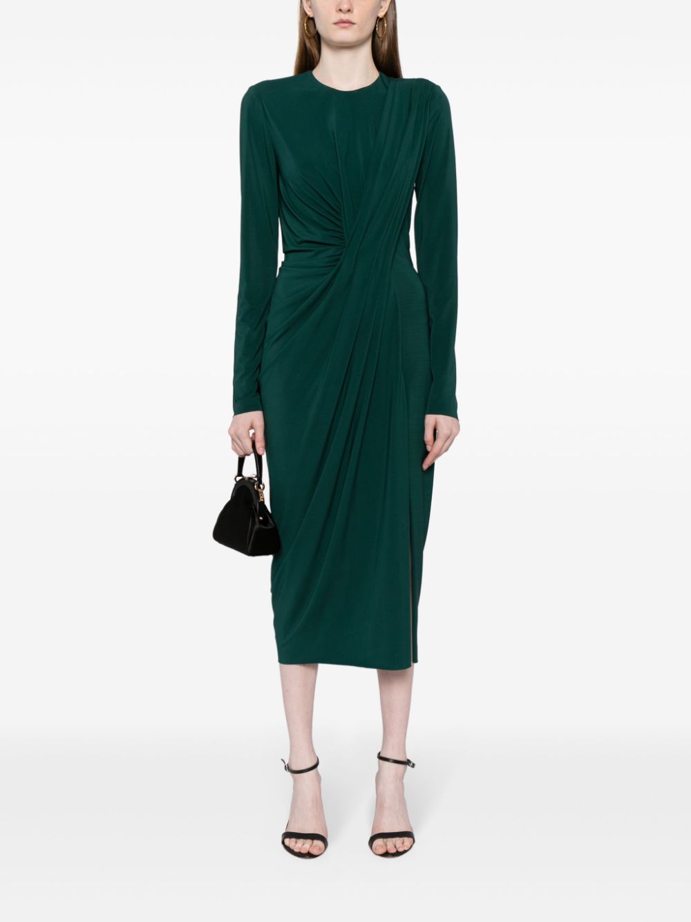 JASON WU Jason Wu Draped Midi Dress