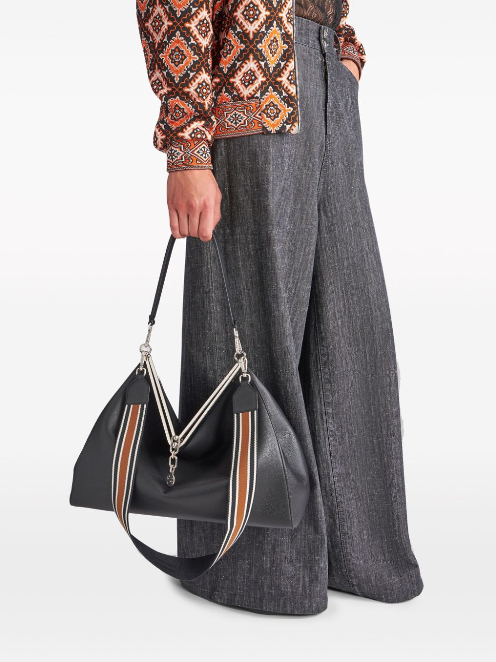 ETRO ETRO Vela Leather Shoulder Bag