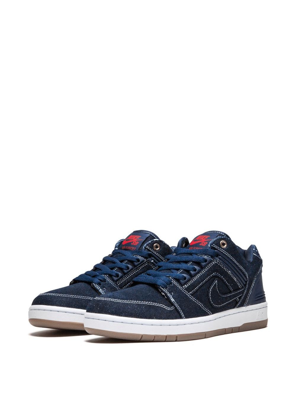 Nike Air Force Ii Low Qs Sneakers - Blue | Editorialist