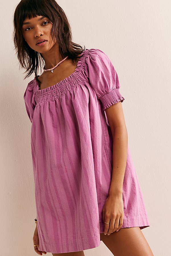 knee length dresses for ladies Labeca Sadie Ecru Linen Wrap Mini Dress main image 0