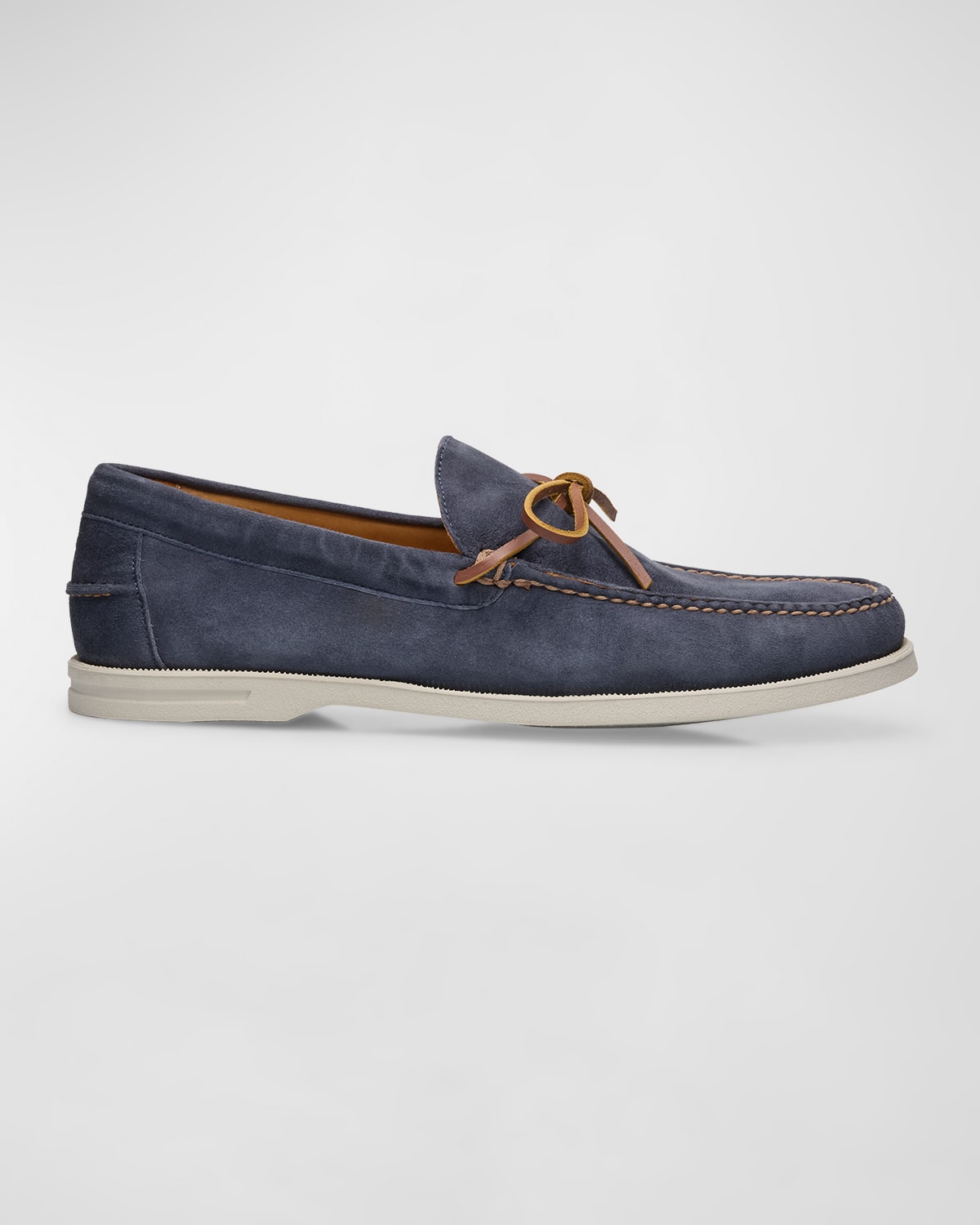 NEW PETER MILLAR men\'s excursionist boat shoe in navy Peter Millar Excursionist Venetian Loafer | Navy – Franco main image 2