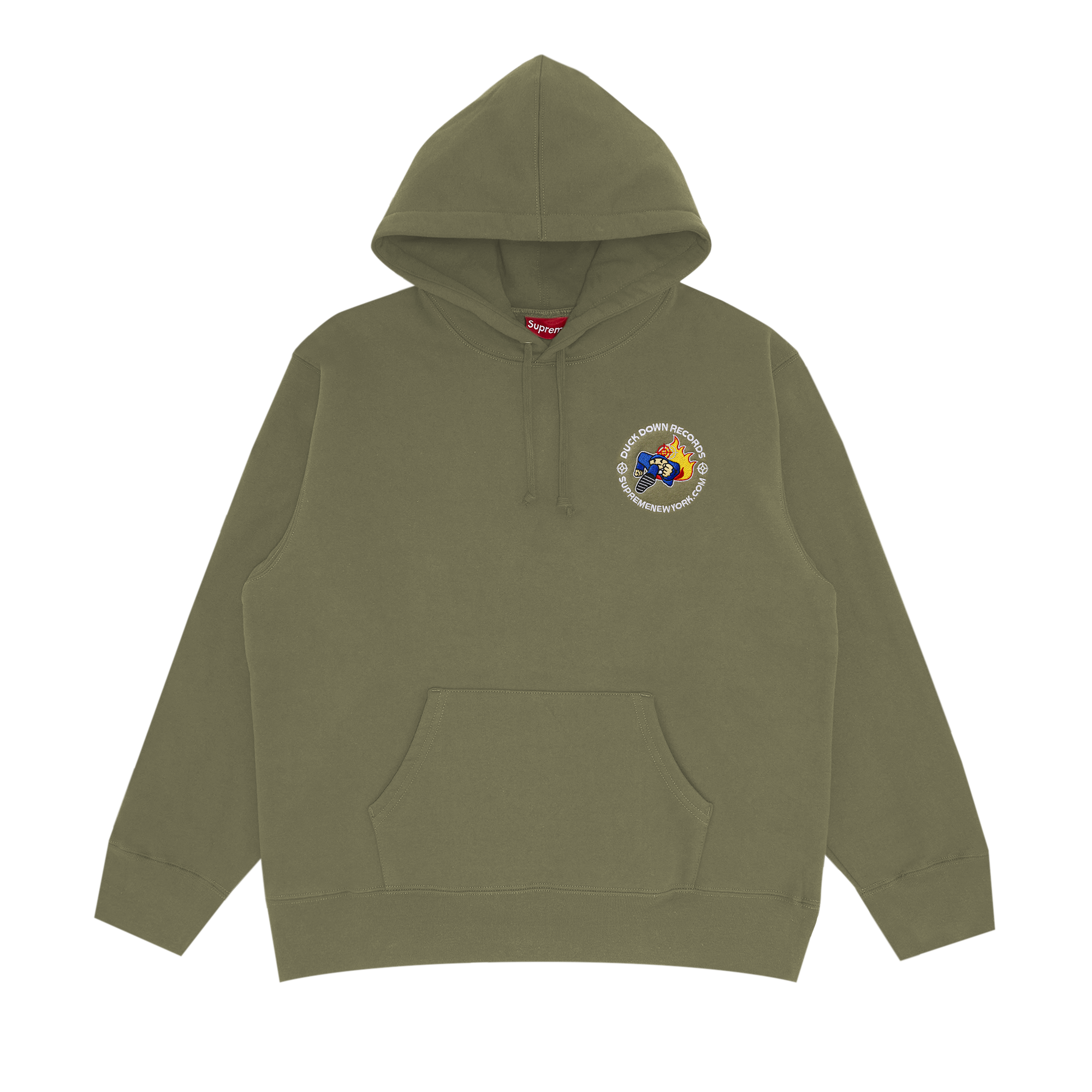 Supreme X Duck Down Records Hooded Sweatshirt - Grey | Editorialist