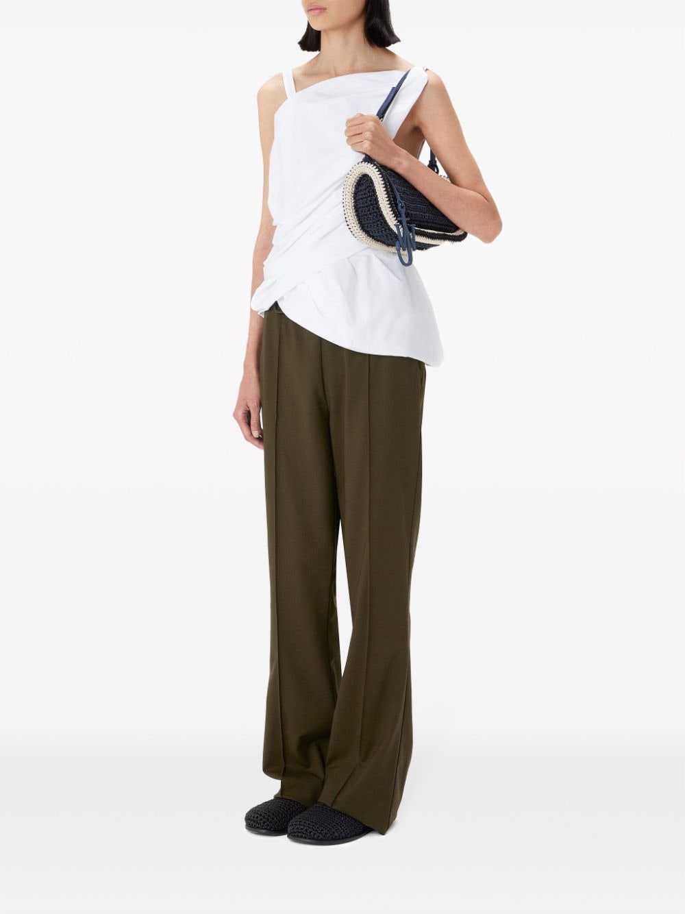 JW ANDERSON JW Anderson High-Waist Tailored Trousers
