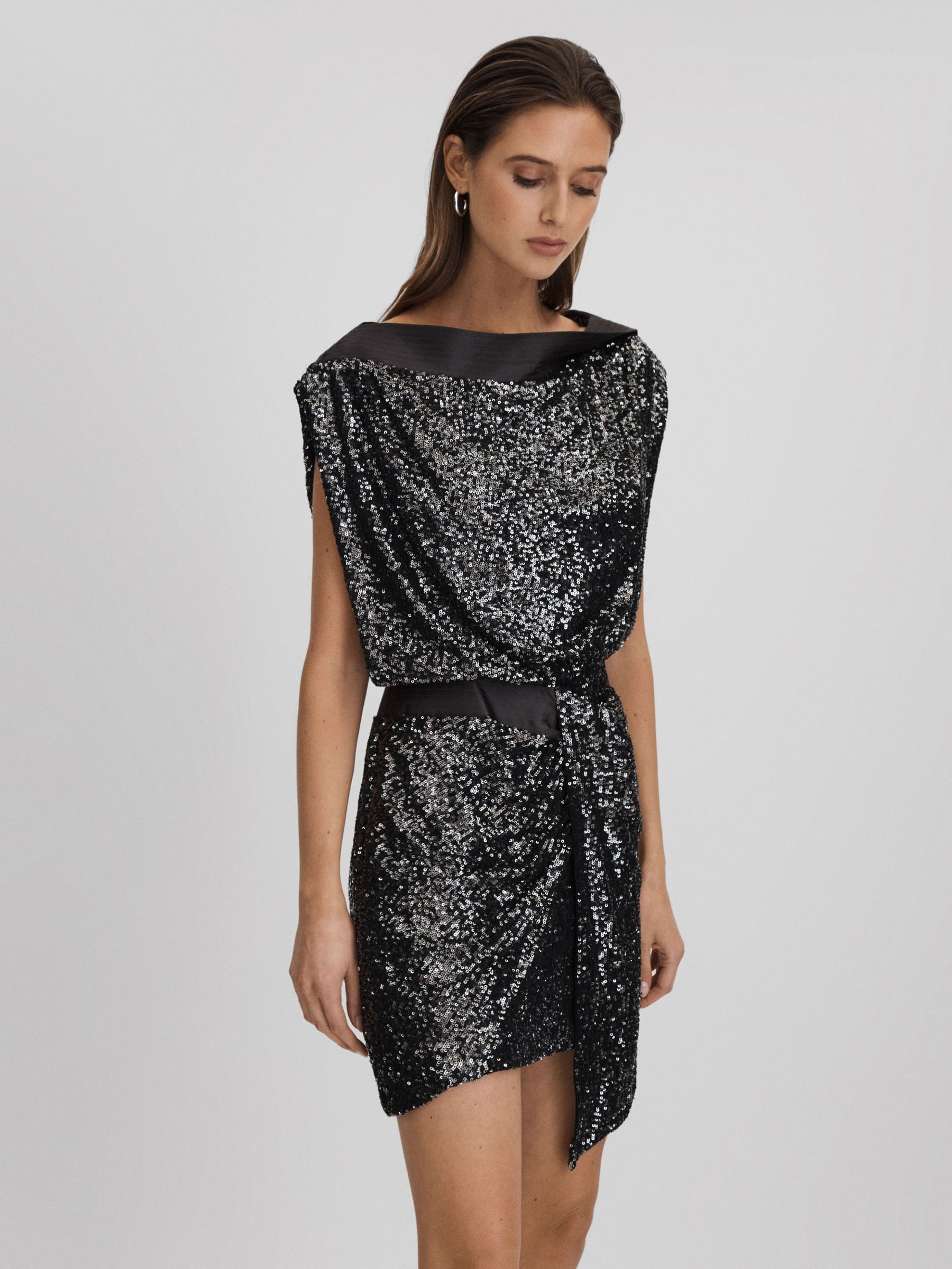 Gold Dress Iro Sequin Dress Halston Sequin Mini Dress Ash