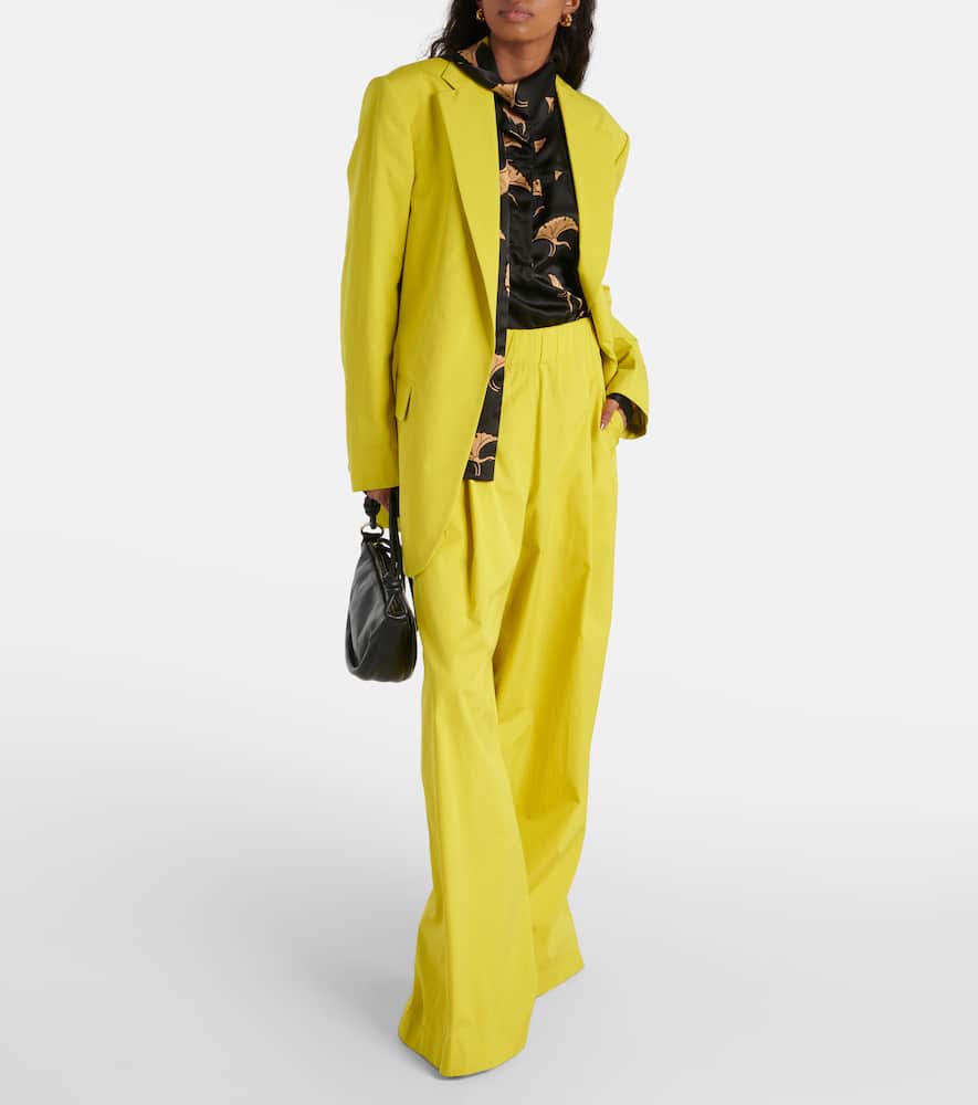 DRIES VAN NOTEN Dries Van Noten Oversized Cotton Poplin Blazer