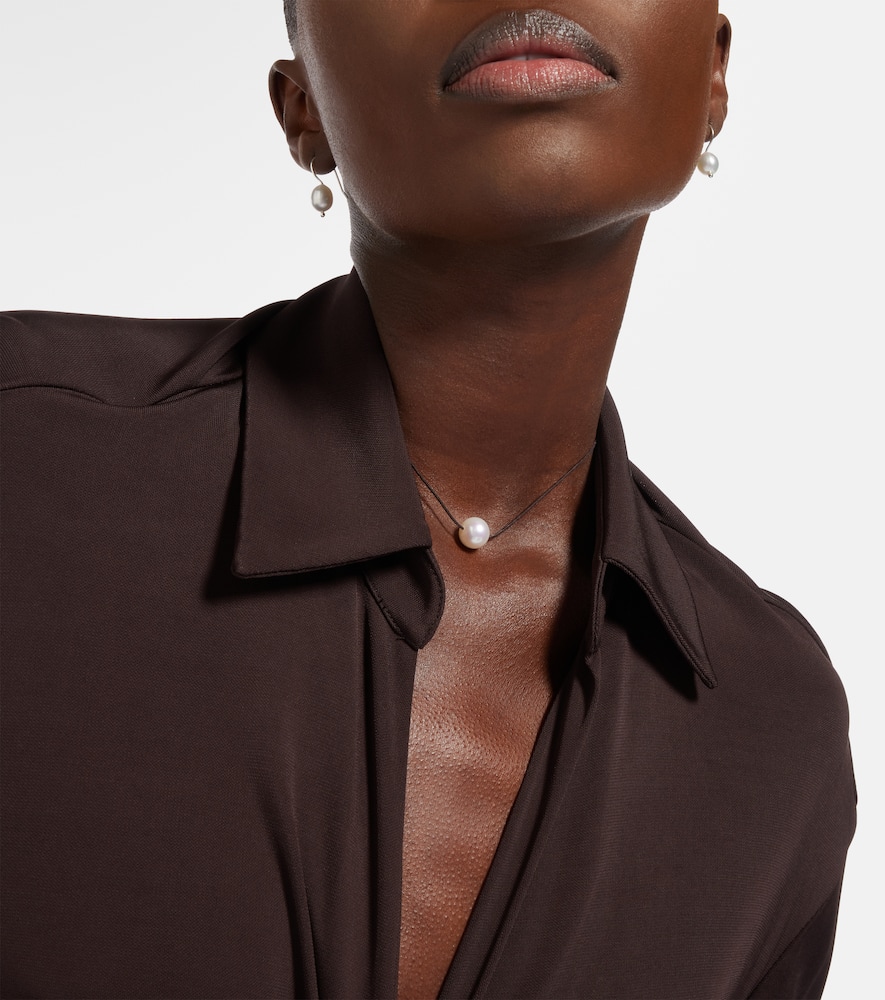 Sophie Buhai Emilie Freshwater Pearl Choker In White - 30% Off
