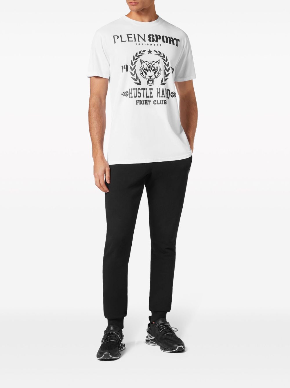 PLEIN SPORT logo-print cotton t-shirt