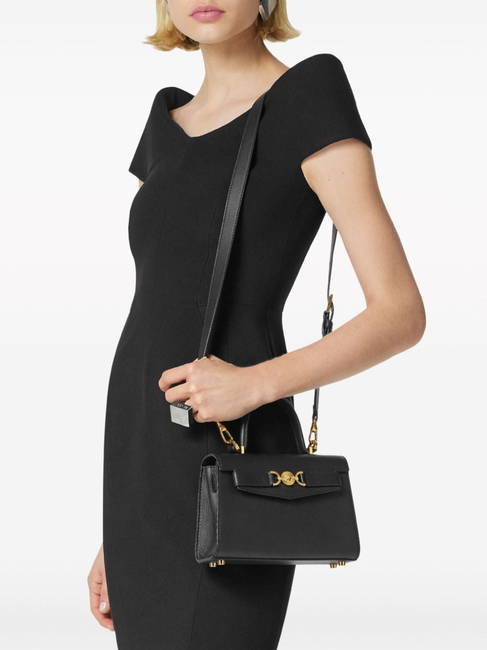 VERSACE Versace Medusa '95 Small Leather Top-Handle Bag