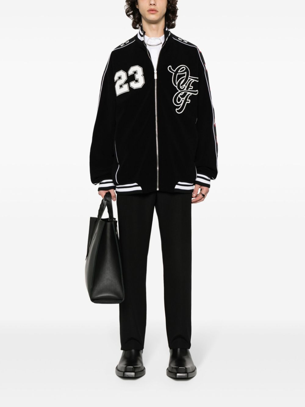 OFF-WHITE Off-White Arrow-Motif Bomber Jacket